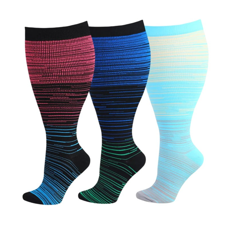 Plus Size Compression Stockings - Maximum Comfort & Support – ISUNIE